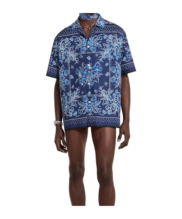 Gucci Printed Poplin Bowling Shirt