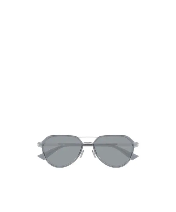 Bottega Veneta Geometric Aviator Sunglasses - Gray