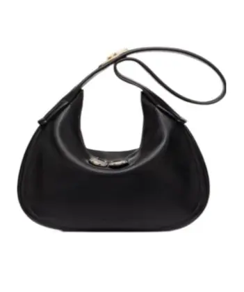Valentino Garavani Vlogo Signature Zip-up Shoulder Bag - Black