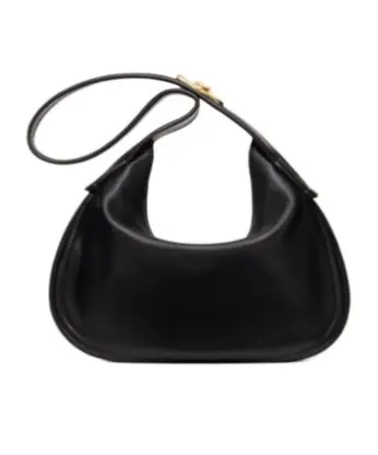 Valentino Garavani Vlogo Signature Zip-up Shoulder Bag - Black