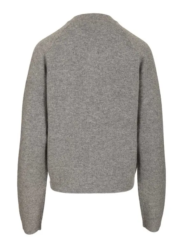 TOTEME Buttoned Knitted Cardigan - Gray