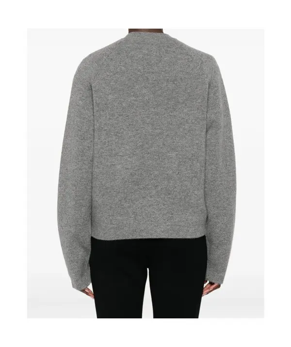 TOTEME Buttoned Knitted Cardigan - Gray