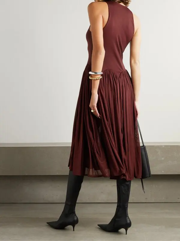 16Arlington Sleeveless Gathered Dress