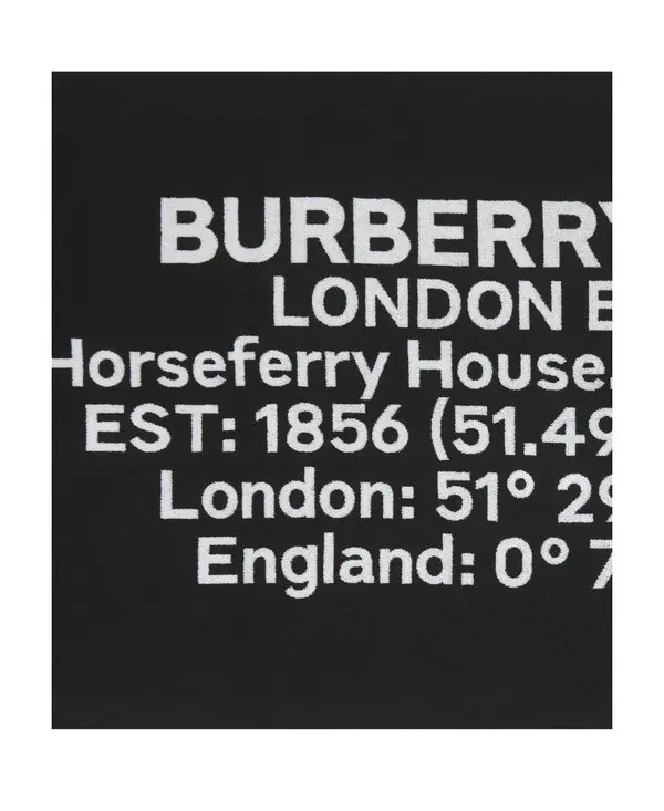 Burberry Horseferry Jacquard Two-tone Bath Towel