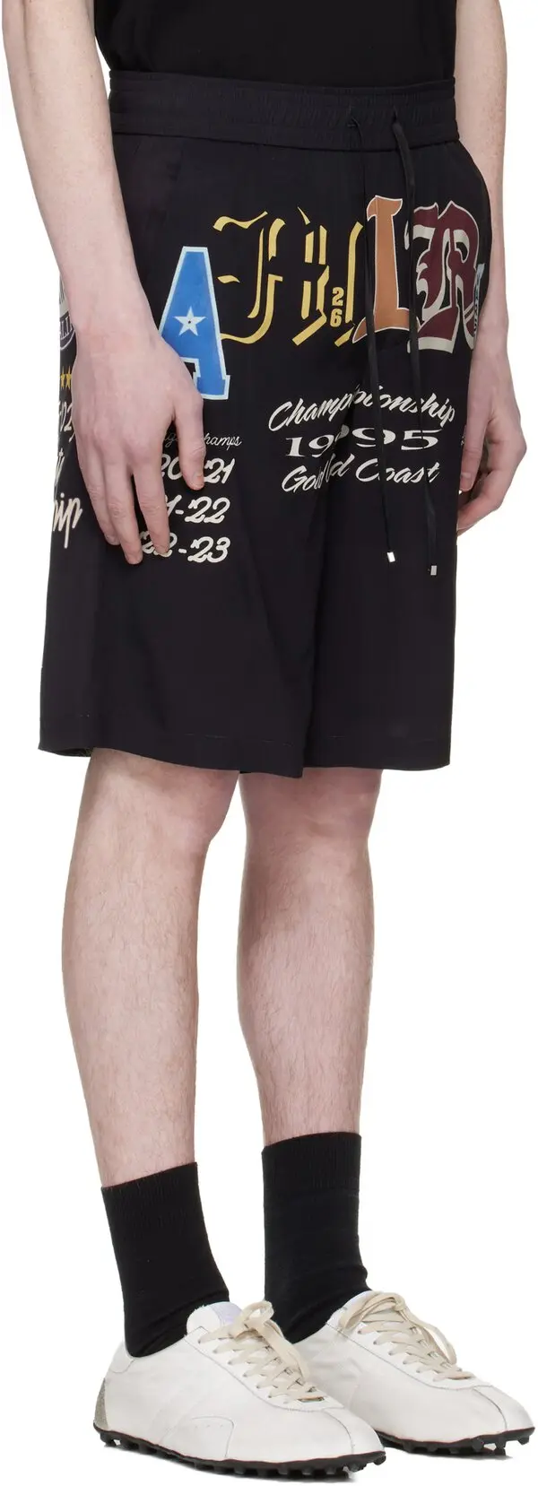 Amiri Varsity Patch Shorts