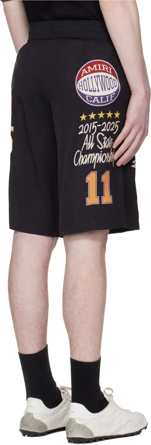 Amiri Varsity Patch Shorts