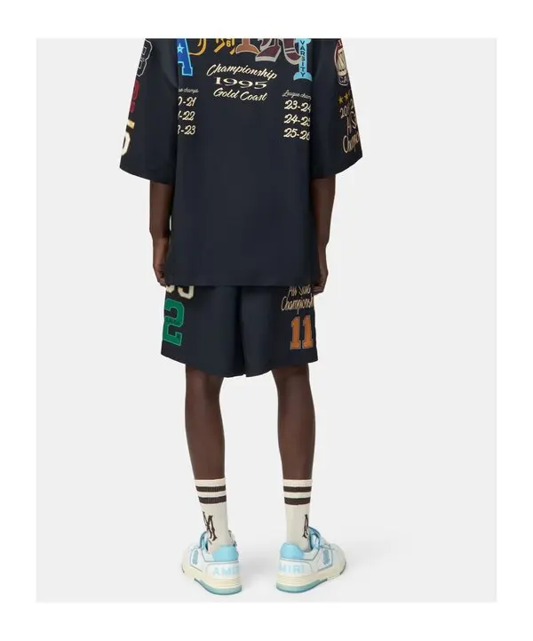 Amiri Varsity Patch Shorts