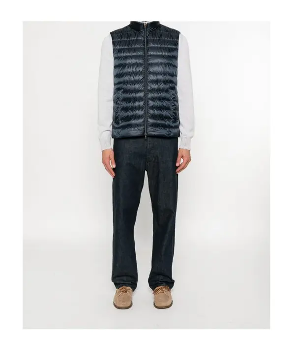 Herno Quilted Zip-up Vest