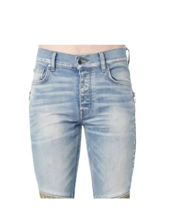 Amiri Paisley-patch Skinny Jeans