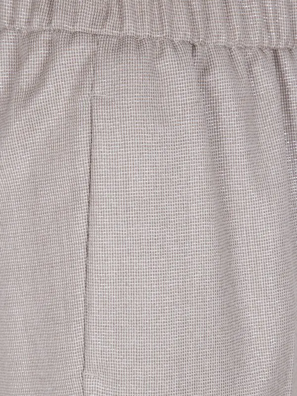 Peserico Wool Elasticated Straight Trousers