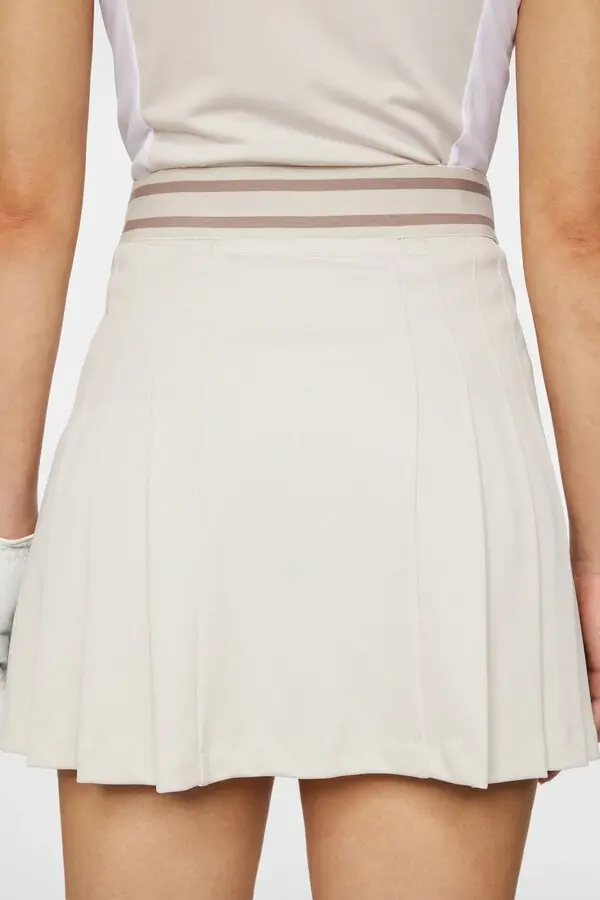 J. Lindeberg Pleated Skirt With Logo Detail