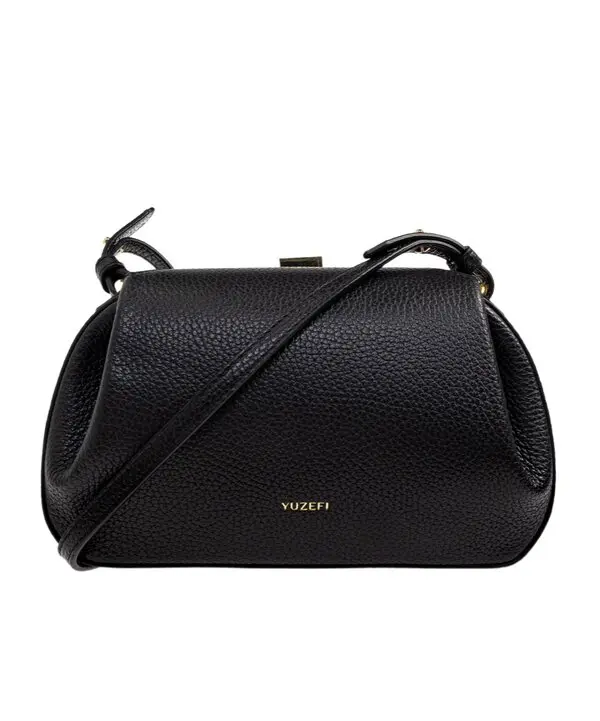 Yuzefi Logo Shoulder Bag - Black