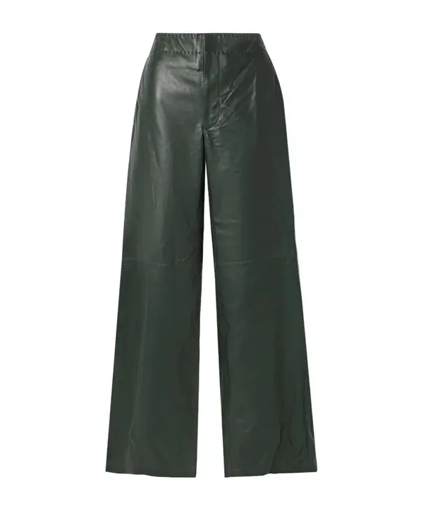Ulla Johnson Patchwork Wide-leg Casual Pants - Black