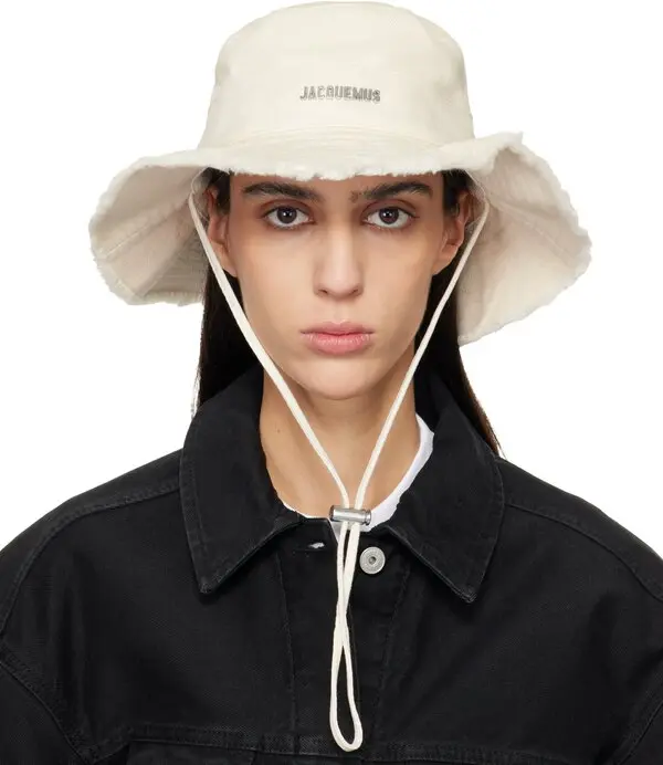 Jacquemus Artichaut Bucket Hat - Off White