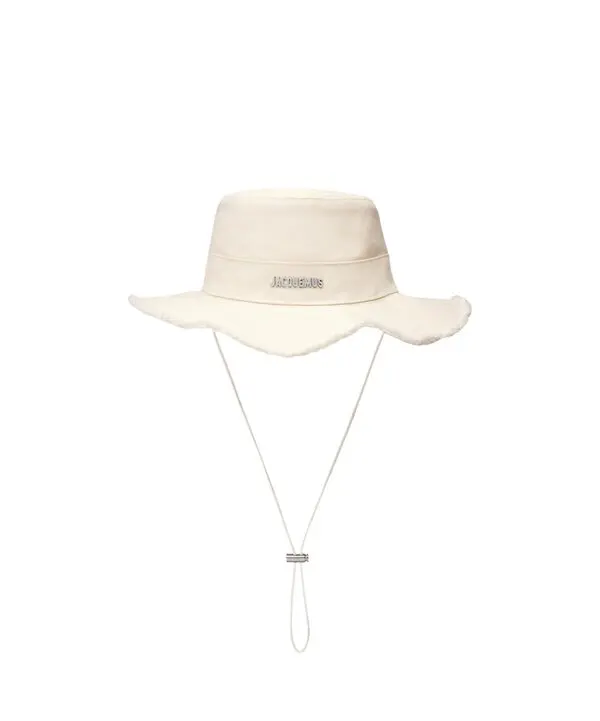 Jacquemus Le Bob Artichaut Canvas Bucket Hat - Off-white