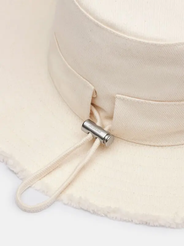 Jacquemus Le Bob Artichaut Canvas Bucket Hat - Off-white
