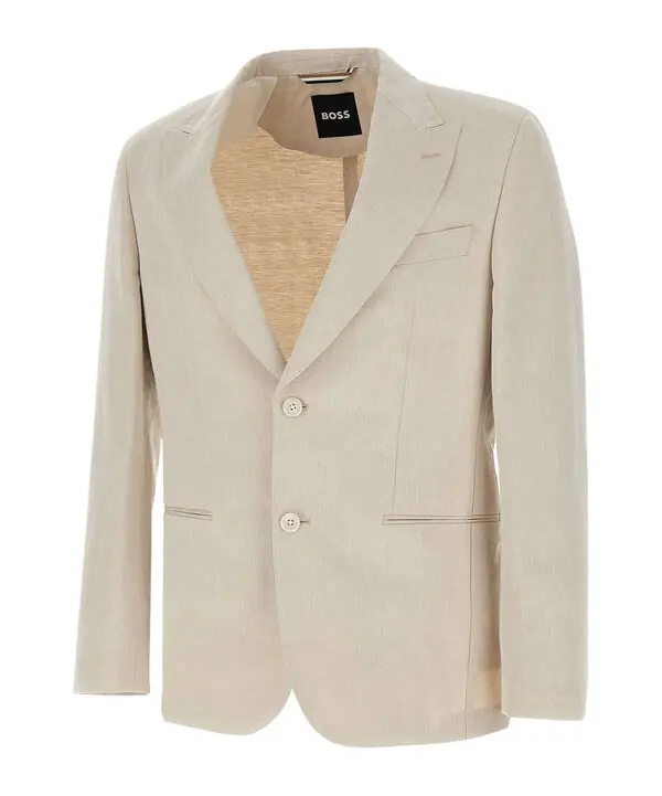 Hugo Boss Single-breasted Twill Blazer
