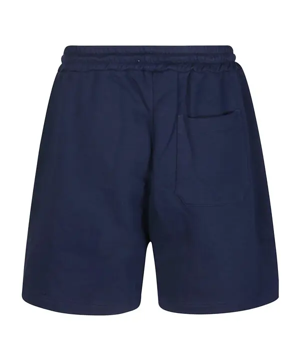 MSGM Logo Printed Drawstring Shorts