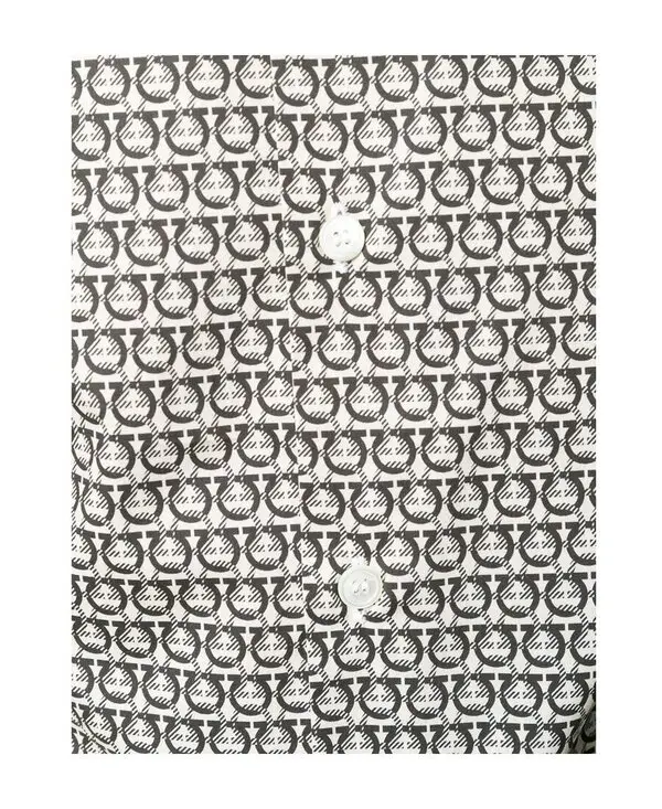 FERRAGAMO Patterned Cotton Shirt