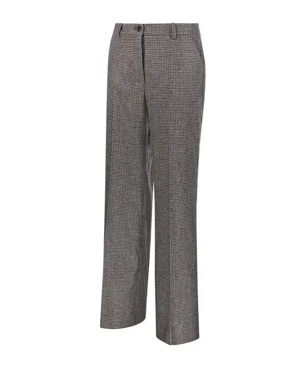 P.a.r.o.s.h Houndstooth Tailored Trousers - Gray