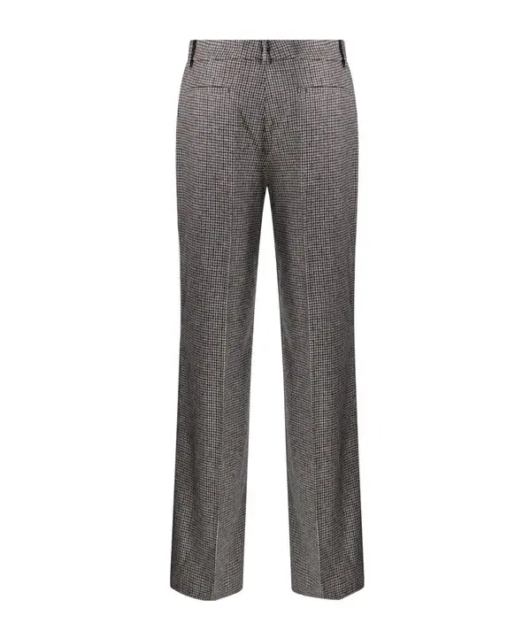 P.a.r.o.s.h Houndstooth Tailored Trousers - Gray