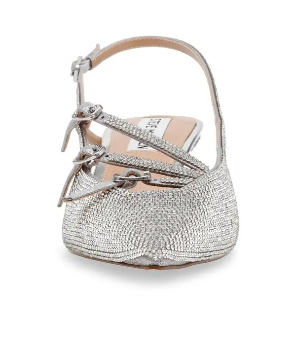 Steve Madden Pointed Toe Embellished Slingback High Heels