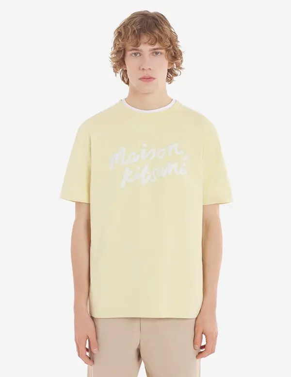 Maison Kitsuné Logo Printed Crewneck T-shirt