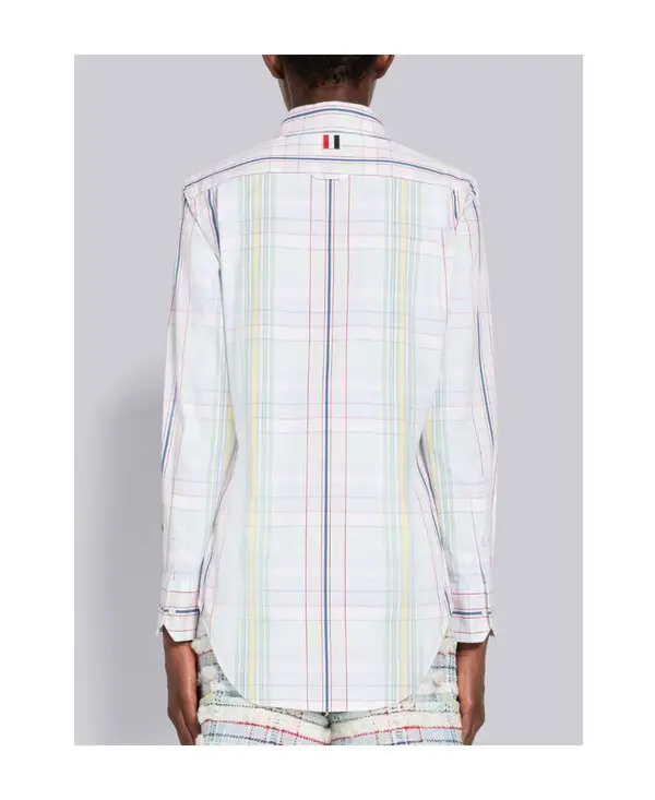 Thom Browne Checked Seersucker Shirt