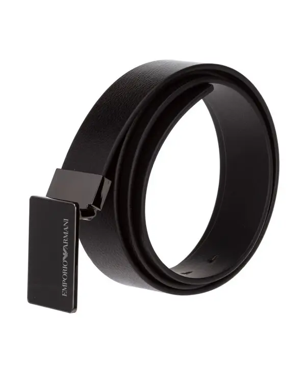 Emporio Armani Logo Buckle Belt