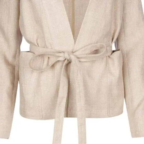 Dior Long-sleeved Belted Jacket