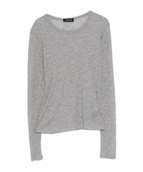 ANINE BING Long-sleeve T-shirt - Grey