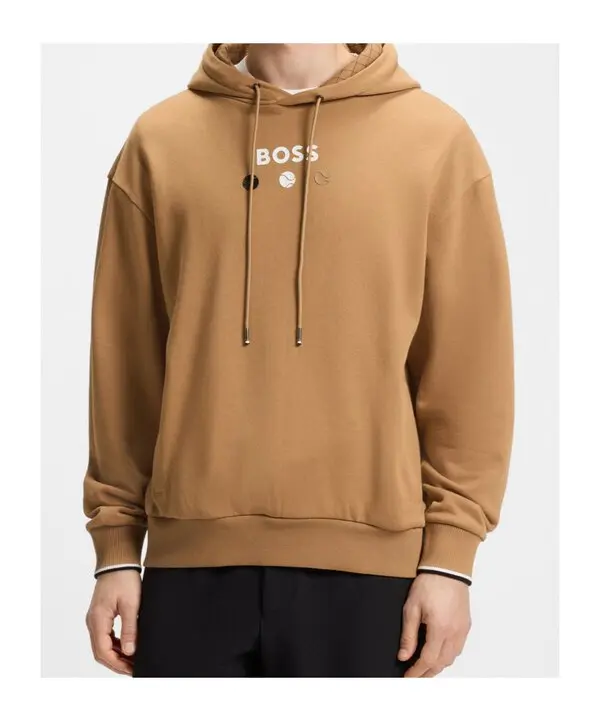 Hugo Boss Boss Tennis Artwork Terry Hoodie