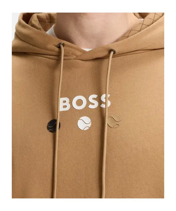Hugo Boss Boss Tennis Artwork Terry Hoodie