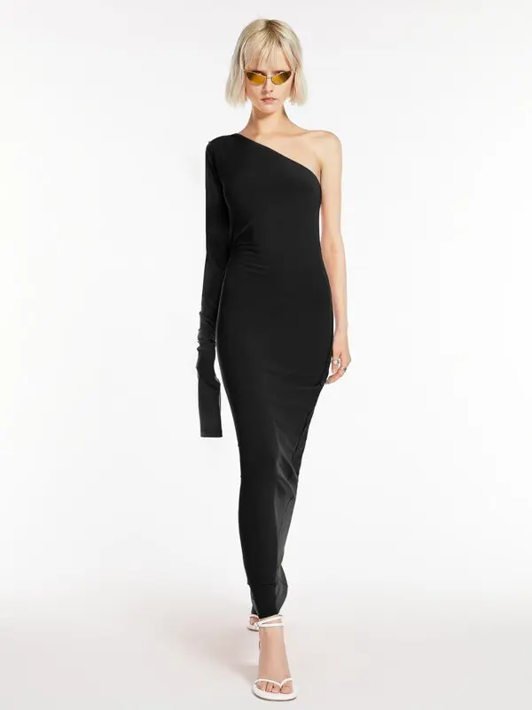 Sportmax Asymmetrical Jersey Dress