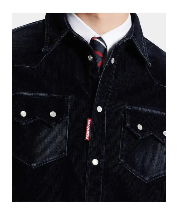 Dsquared2 Flocked Corduroy Jacket