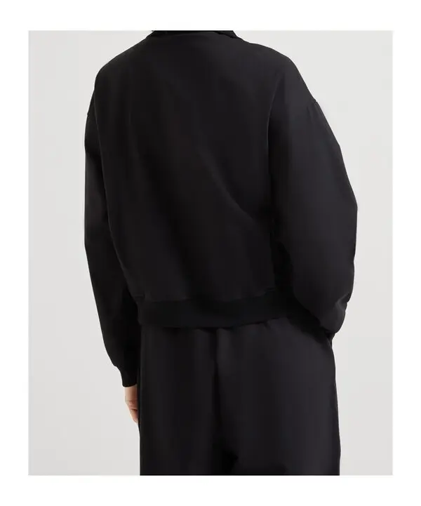 Brunello Cucinelli Couture Interlock Full Zip Sweatshirt