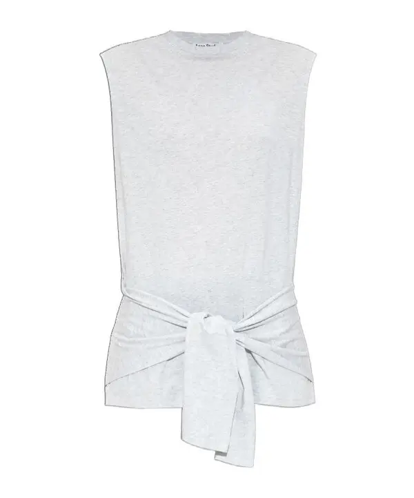 Acne Studios Tie-detail Sleeveless T-shirt