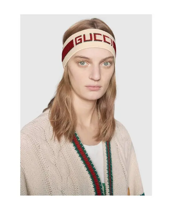 Gucci Jacquard Stripe Headband
