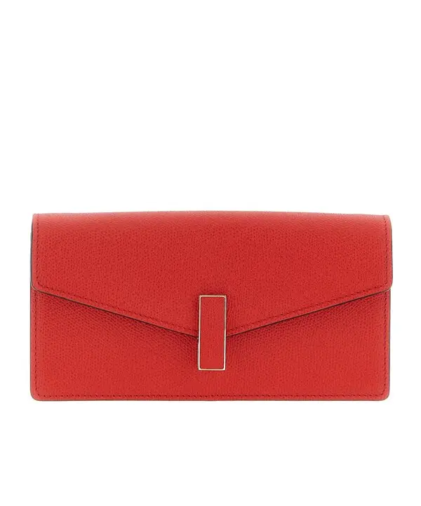 VALEXTRA Iside Envelope Clutch Bag - Red
