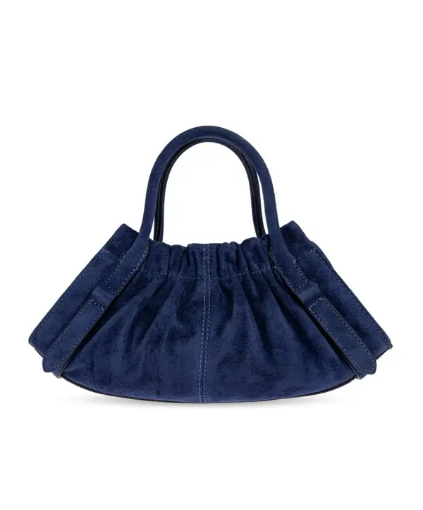 Marc Jacobs Small Cristina Ruched Tote Bag - Blue