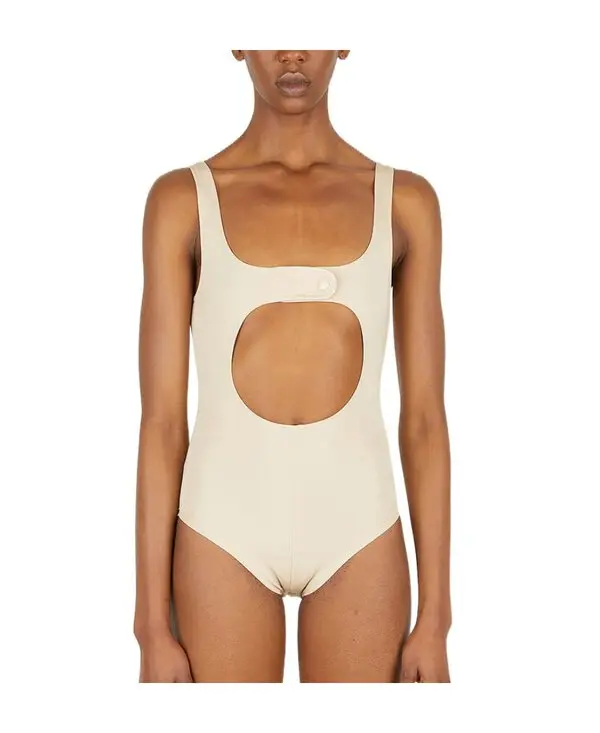 COURREGES Cut-out Elastic Bodysuit - Nude