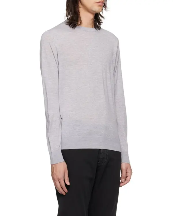 Zegna Ribbed Long-sleeved Sweater - White