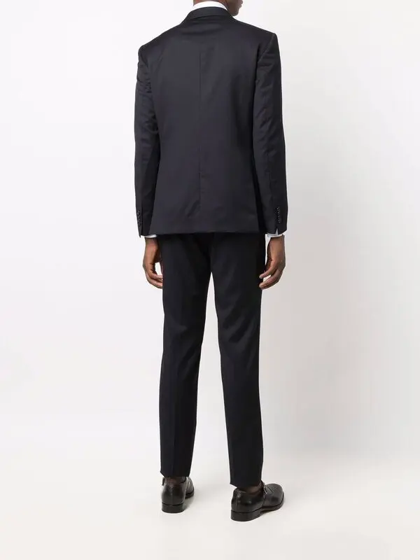 Tagliatore Logo-appliqué Virgin Wool Single-breasted Suit