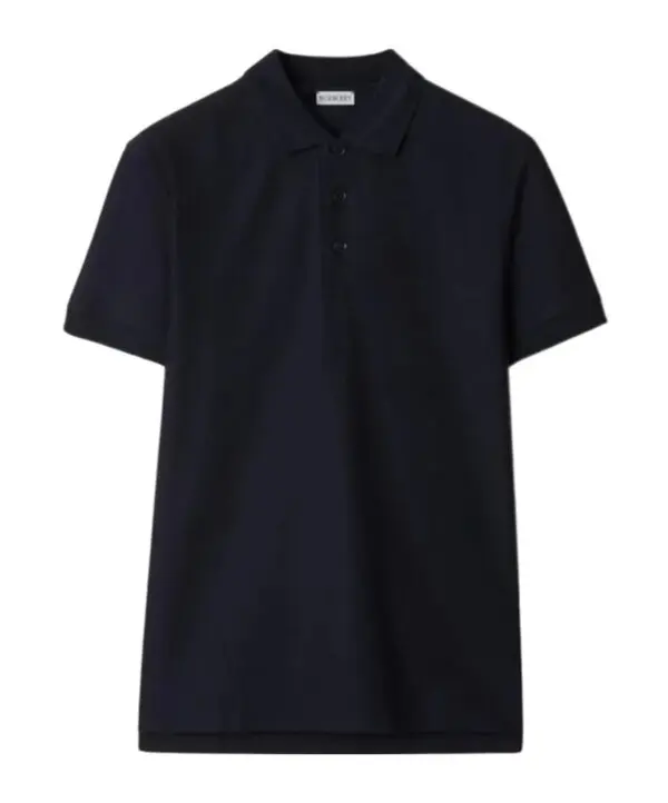 Burberry Cotton Polo Shirt - Black