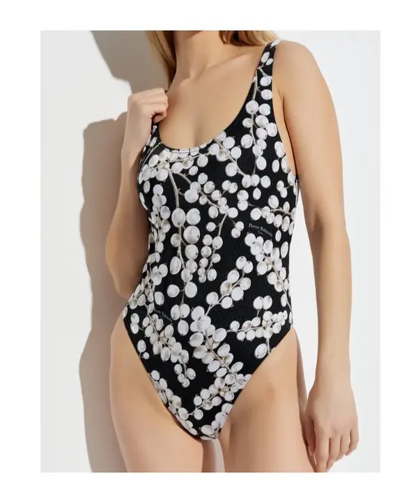 Balmain Graphic Print One-piece Swimsuit