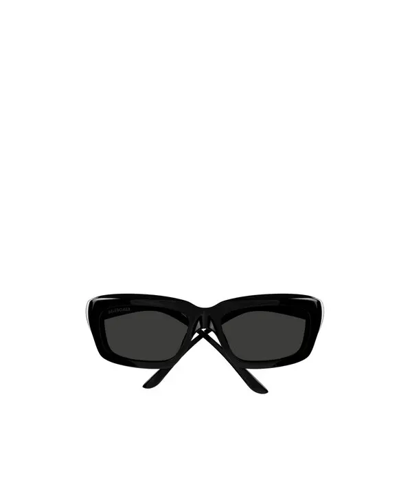 Balenciaga Rectangle Frame Sunglasses - Black