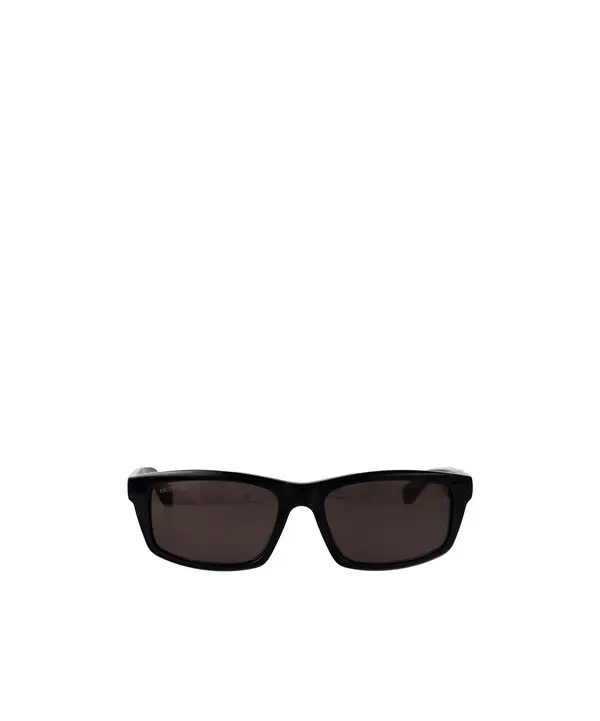 Balenciaga Rectangular Frame Sunglasses - Black
