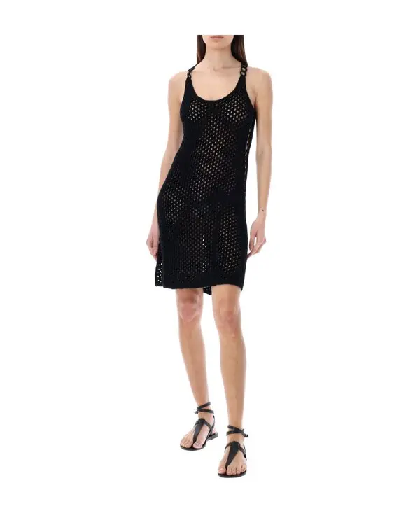 Chloé Crochet Sleeveless Mini Dress