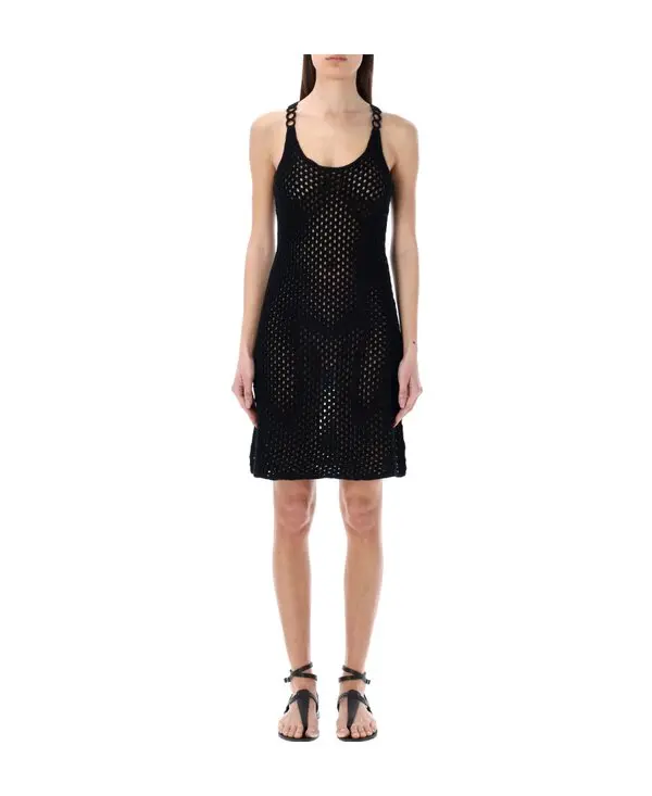 Chloé Crochet Sleeveless Mini Dress