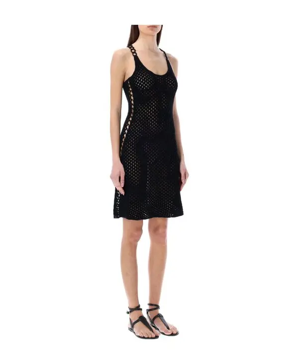 Chloé Crochet Sleeveless Mini Dress